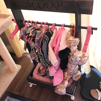 Wardrobe, Dog Wardrobe, Dog Clothing Rack, Pet Wardrobe, Personalized ...