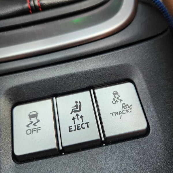 Eject Blank Button Decal Sticker for Scion FRS, Subaru BRZ, Toyota 86 ...