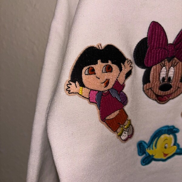 LARGE Princess Iron on Patch 7.1" Princess Patch Embroidered Princess ...