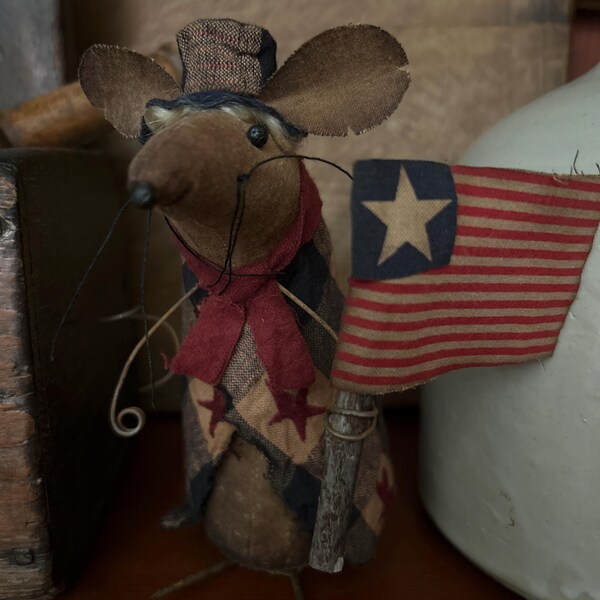 PDF Sewing Pattern - Tilda the Mouse - Primitive Halloween Witch - Mice ...