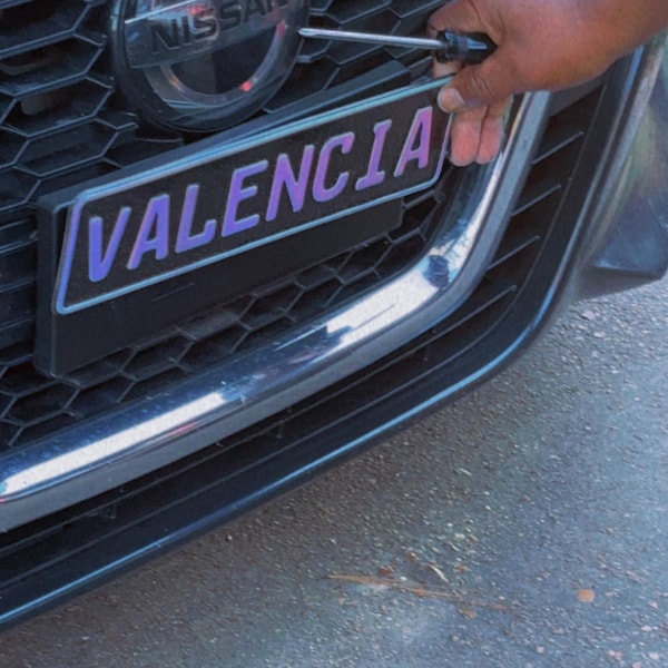 European License Plate Sticker, Euro Sticker BG, 2 Stickers, Black Blue ...
