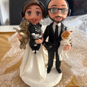 Wedding Cake Topper Bride and Groom, Personalized Wedding Cake Toppers ...