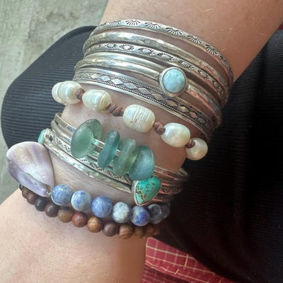 Custom Gold Hawaiian Shell Bangle, Shell Bangles, Made in Hawaii, Gifts ...