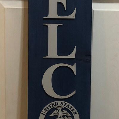 USMC United States Marine Corps Wall Art Laser Cut Sign Gift Idea Army ...