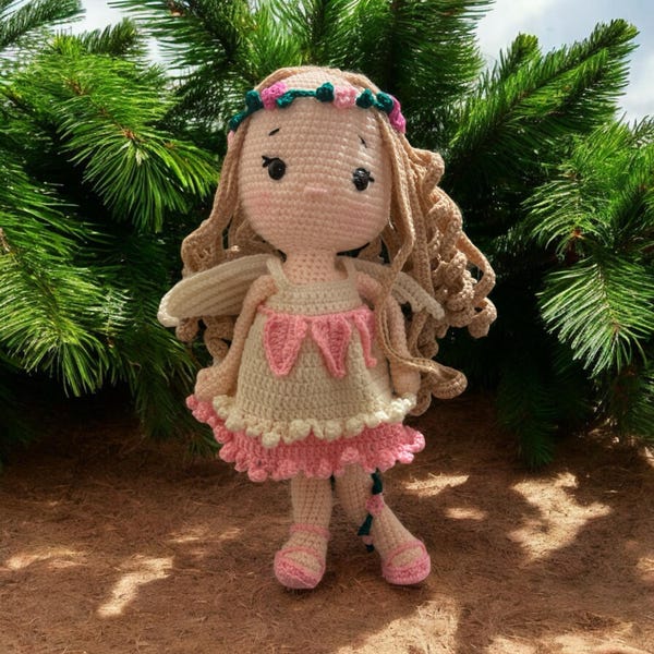 Fairy Girl Lila English Pattern - Etsy