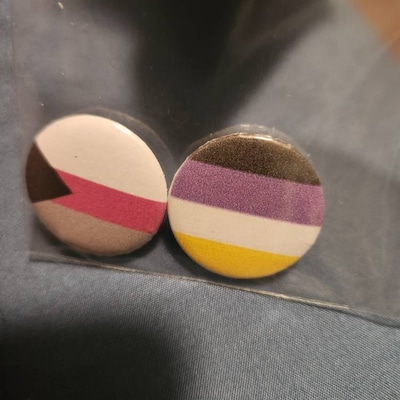 LGBTQ Pride Buttons custom Identity Requests Welcome - Etsy