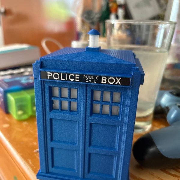 Doctor Who TARDIS, Police Box Pencil Box/desktop Organizer - Etsy UK