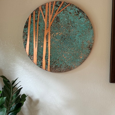 Rustic Copper Wall Art Farmhouse Decor Copper Wall Hangings Copper ...