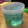 Duck in Water (slow Stretch), Blue Clear Slime, Duck Slime, Cute Slime ...
