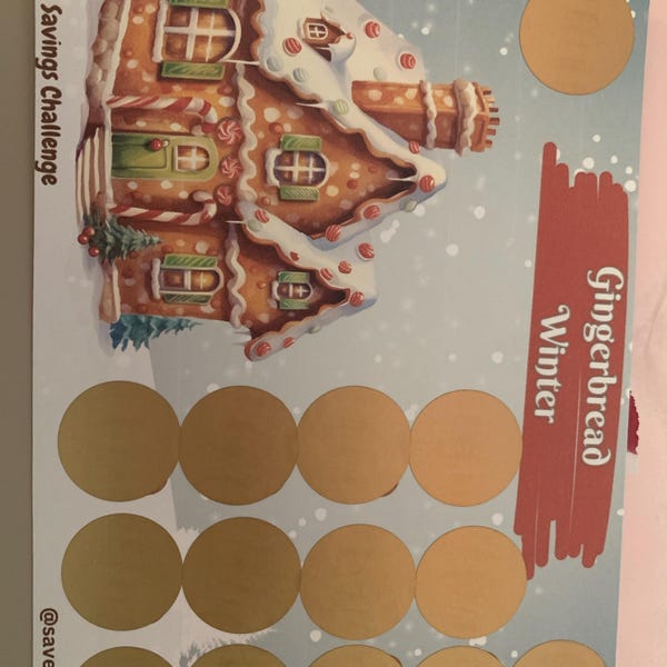 Hello Fall Savings Challenge With Envelope 8X10 1 Sided Challenge - Etsy