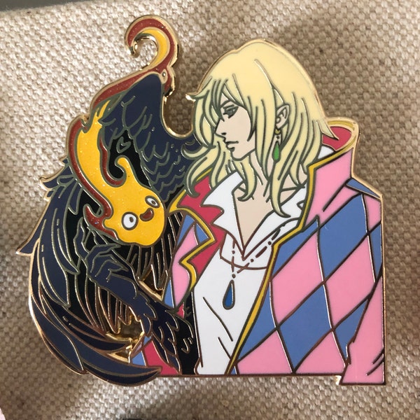 Wizard Hard Enamel Pin Flame Anime Manga - Etsy