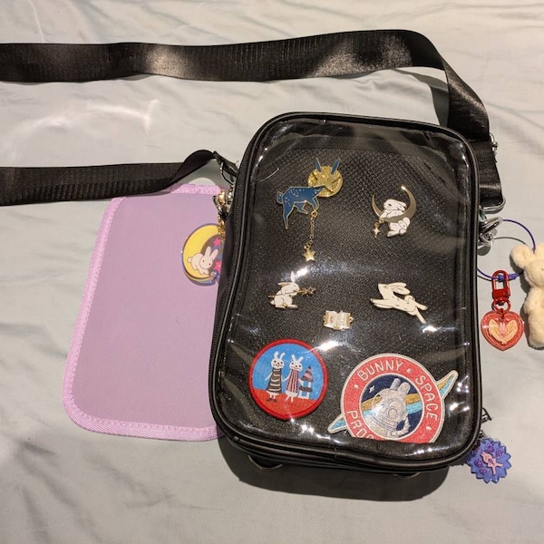 Crossbody Pin Display Ita Bag - Etsy