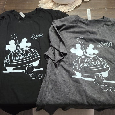 Just Engaged Shirts, Honeymoon Shirts, Disney Couples Shirts ...