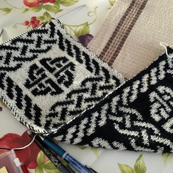 Celtic Tree of Life Bag Knitting Pattern: Reversible Double Knit (PDF ...
