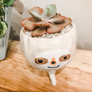 The Very Fun Collection 3 Handmade Ceramic Plant Pot | Etsy