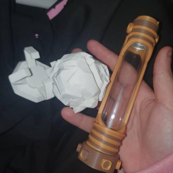 Highly Detailed Arcane Shimmer Vial + Hextech Crystal + Jinx Wanted ...
