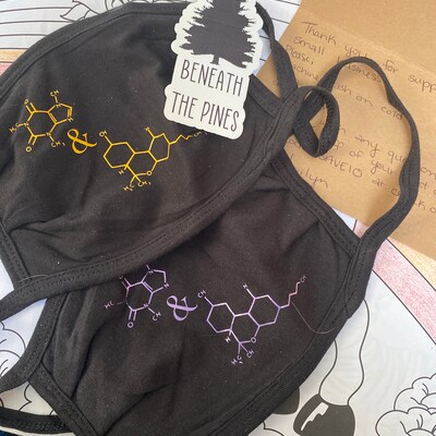 Dopamine Molecule Vinyl Sticker - Etsy