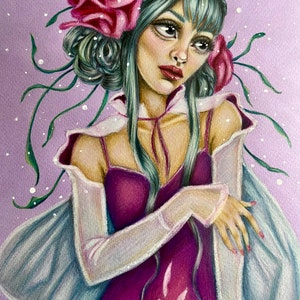 Astral Fae Coloring Page Grayscale Illustration Fairy Wings Stars ...