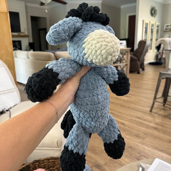 Dominic the Donkey - Crochet Pattern, Donkey Crochet Pattern, Donkey ...