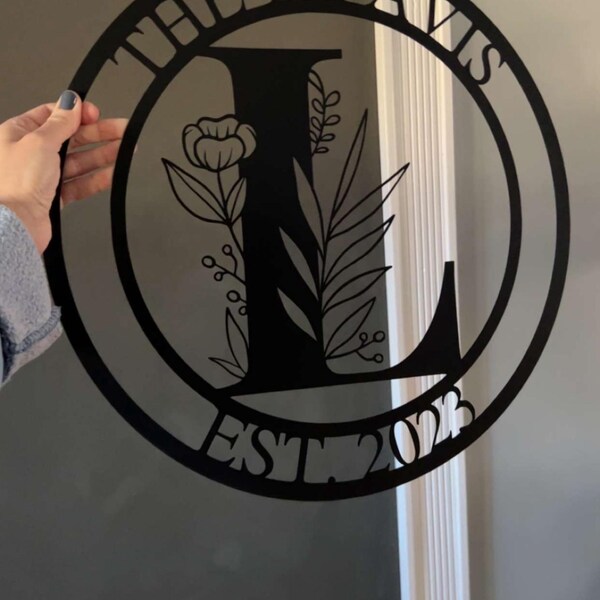 Custom Metal Family Crest Sign / Family Crest / Metal Family Crest ...