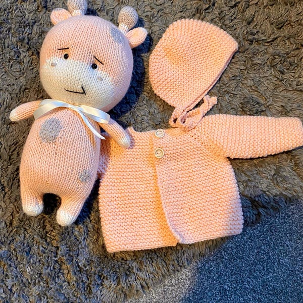 Giraffe Knitting Pattern, Knitted Toy Tutorial, Knitted Animal Pattern ...