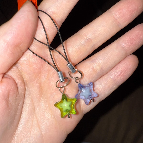 Colorful Star Phone Charm - Etsy