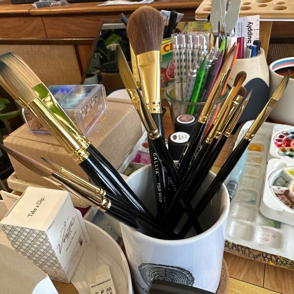 Callia Fine Super Round Brush Set - Etsy