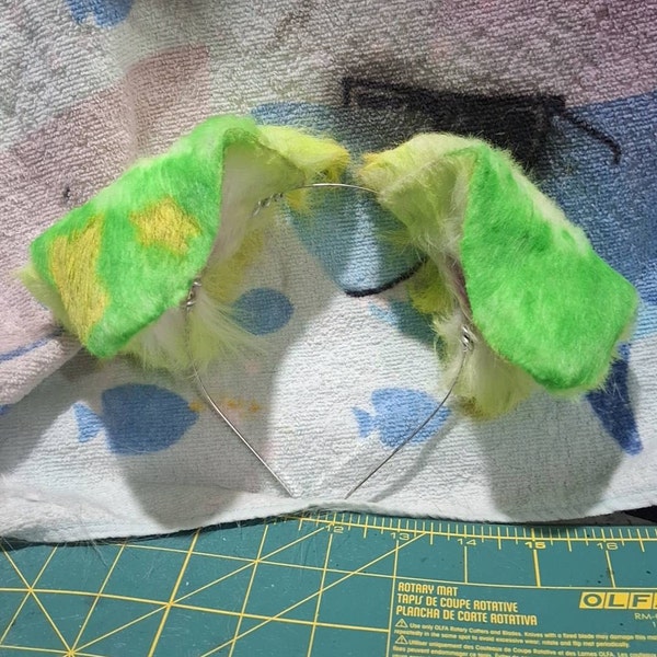 Lamb Ear Pattern for Making Faux Fur Costume Ears | Animal Ears Cosplay ...