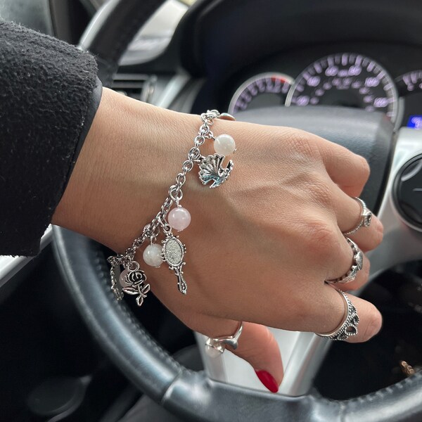Aphrodite Charm Bracelet - Deluxe Version, Greek Mythology Jewelry ...