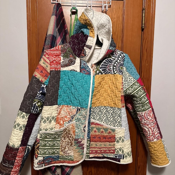 Patchwork Chore Coat Pattern - Etsy