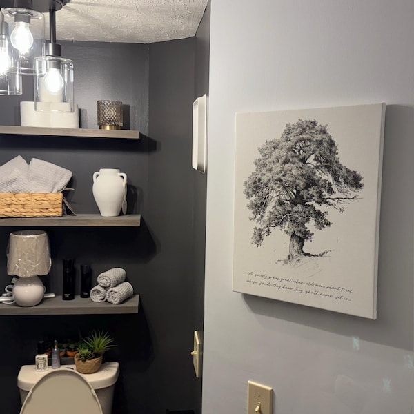 Vintage Tree Art Quote, Greek Proverb | Vintage Wall Art | Ecology ...