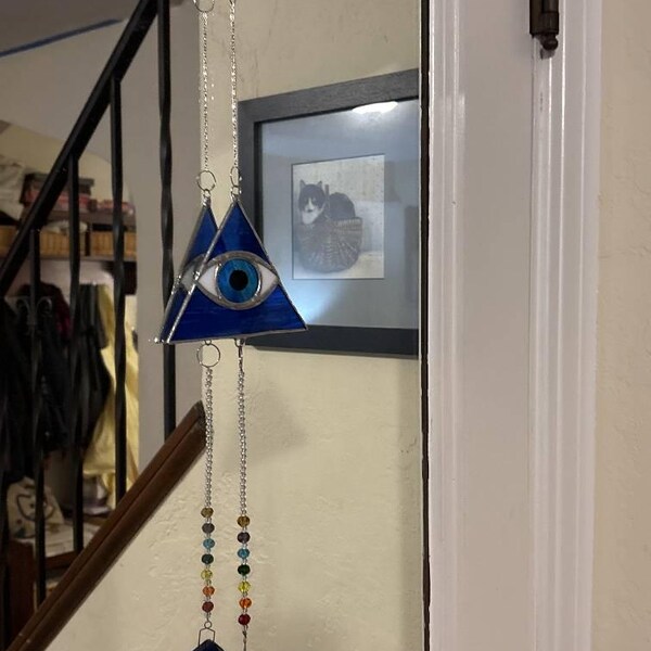 Spider Web Stained Glass Spider With Web Sun Catcher Window Hangings ...