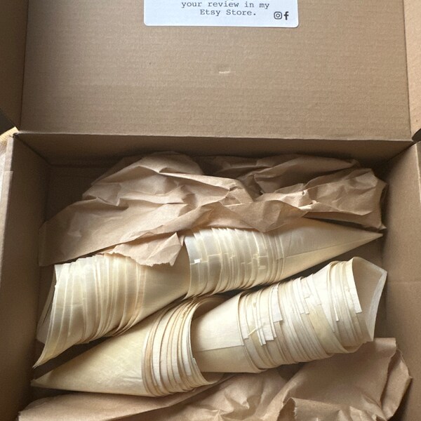 Bamboo Confetti Cones,biodegradable Confetti Cones - Etsy Australia
