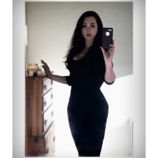 Janice - Old Hollywood Pencil Dress Curve Neckline - Etsy