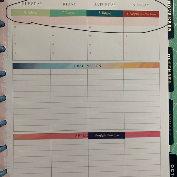 Jewish Calendar Parsha, Chagim, Yom Tov, Rosh Chodesh, Selichot and ...