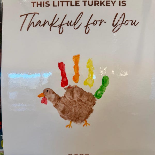 This Little Turkey is Thankful for You Printable 2025, Thanksgiving ...