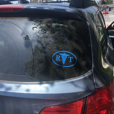 Respiratory Therapist Vinyl Decal RT Vinyl Decal RT Sticker - Etsy