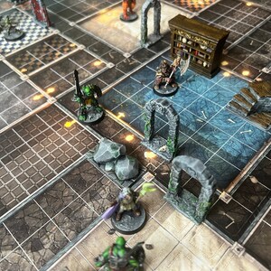 Custom Heroquest Board Game Mat, RPG Playmat, Dungeon and Dragons ...