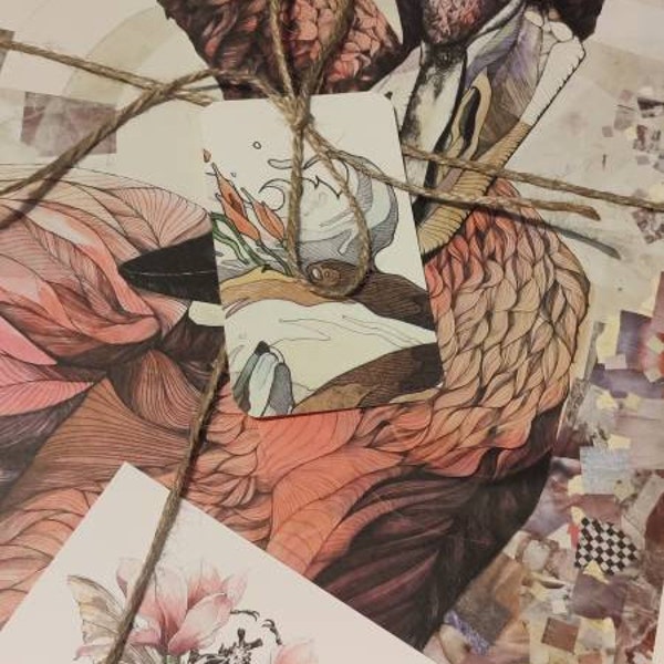 PRINT Limited Edition Ren'art, Foxes and Flowers, Giclée Print, Fine ...