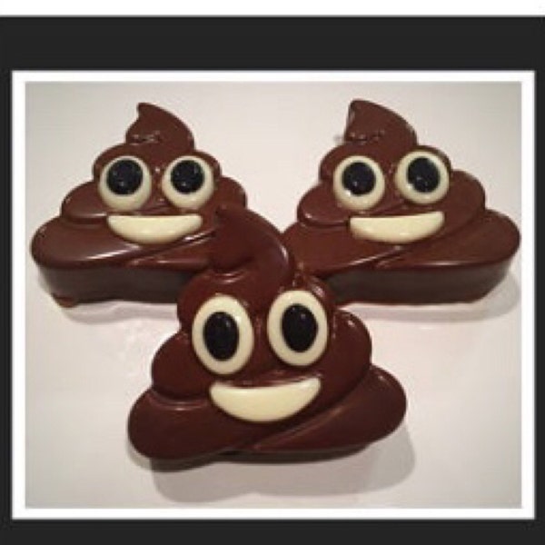 Poop Emoji Chocolate Covered Oreos: Funny Party Favors - Etsy