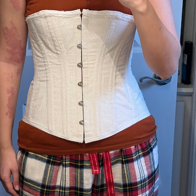 1890's Curvy Victorian Mid-bust Corset Pattern PDF - Etsy