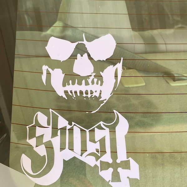 Ghost Vinyl Decal - Etsy