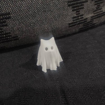 Cute Halloween Horned Ghost And/or Friendly Pets, Ghost Cat, Ghost Dog ...