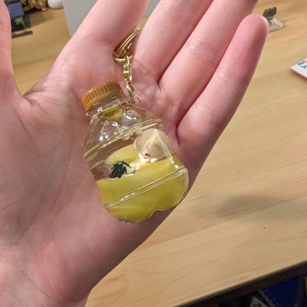 Astronaut Liquid Keychain, Boba Keychain, Quicksand Keychain, Kawaii ...