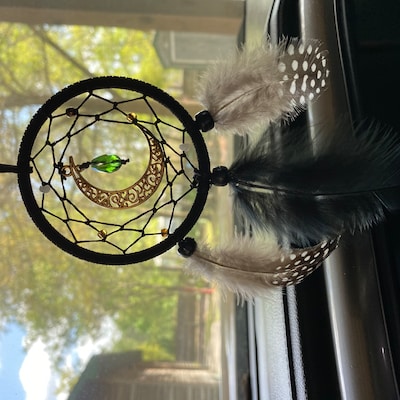 Custom Crystal Car Charm, Macrame Crystal Car Hanger, Crystal Car ...