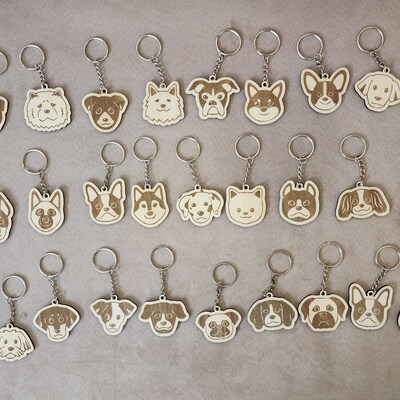 Keychains Mickey Cartoon Bundle Set 237 Amazing Design Laser Cut File ...