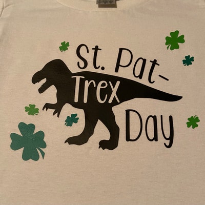 St Patricks Kids Svg, Dinosaur St Patricks Day Shirt, Dinosaur St ...
