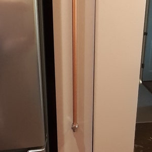 Hanging Copper Clothes Rail Clothes Rack Hanging Rail | Etsy