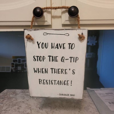 Friends TV Show Decor, Friends Quote, Friends Show Decor, Chandler Bing ...