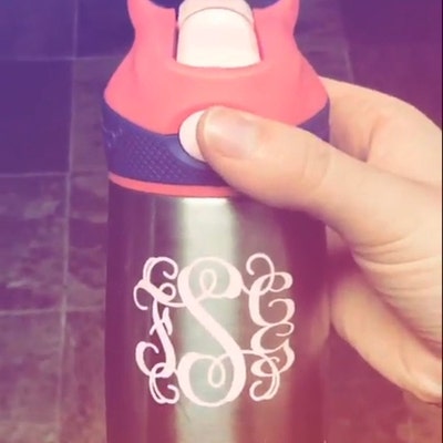 4 Letter Monogram Decal, Monogram Car Decal, Four Letter Monogram ...